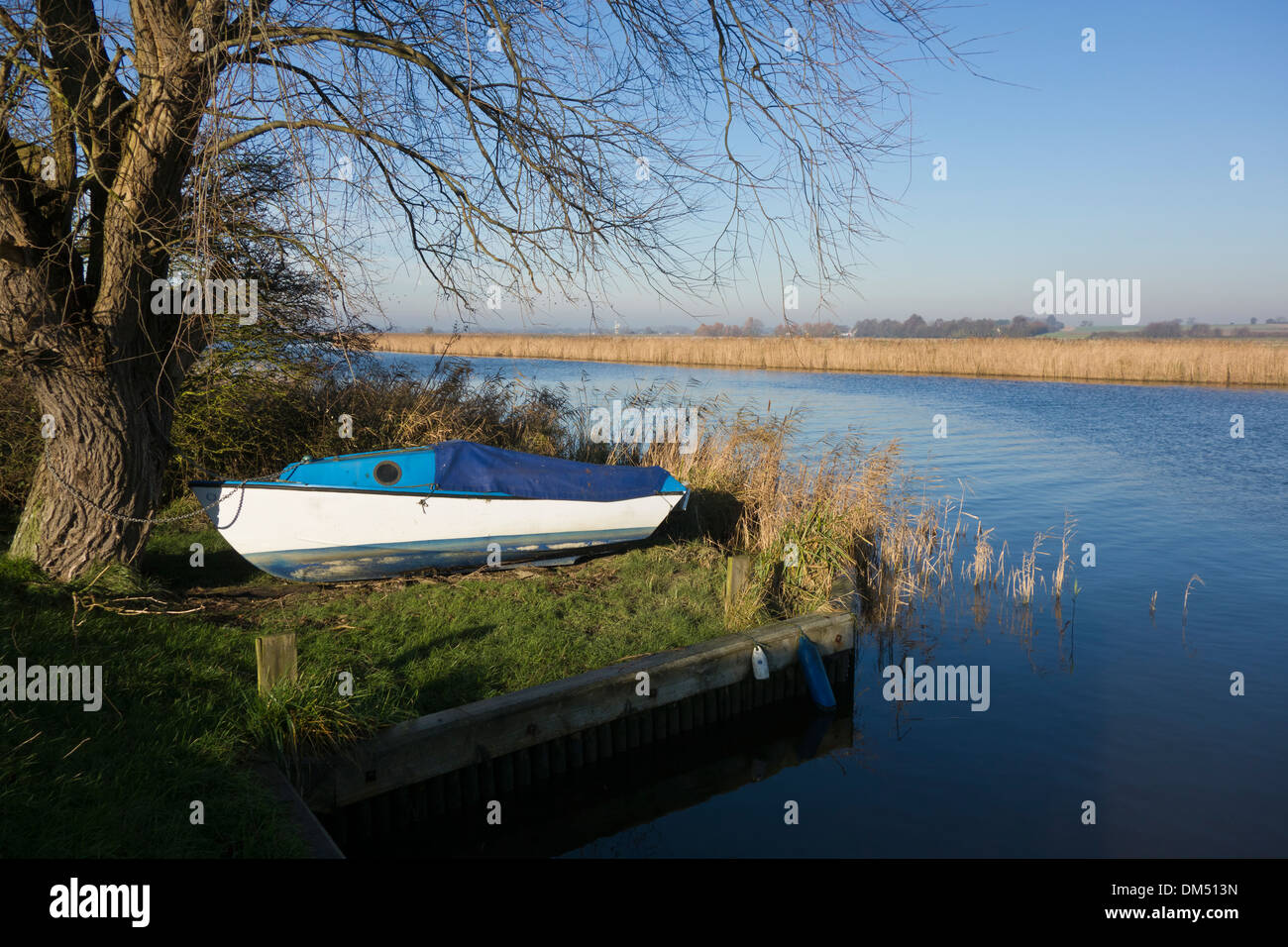 River Bure Upton Norfolk Broads Stock Photo - Alamy