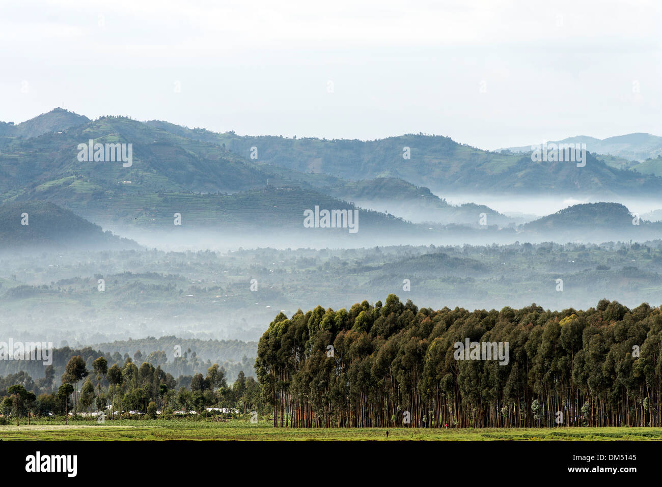 Landscapes Volcanoes National Park Rwanda Africa Stock Photo - Alamy