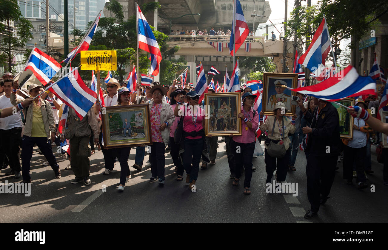 The mass protest march by Peoples Democratic Reform Committee (PDRC) to ...