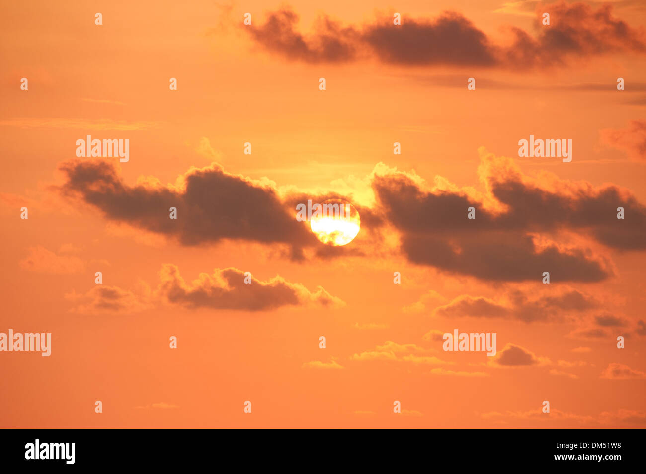 Soft orange clouds hi-res stock photography and images - Alamy