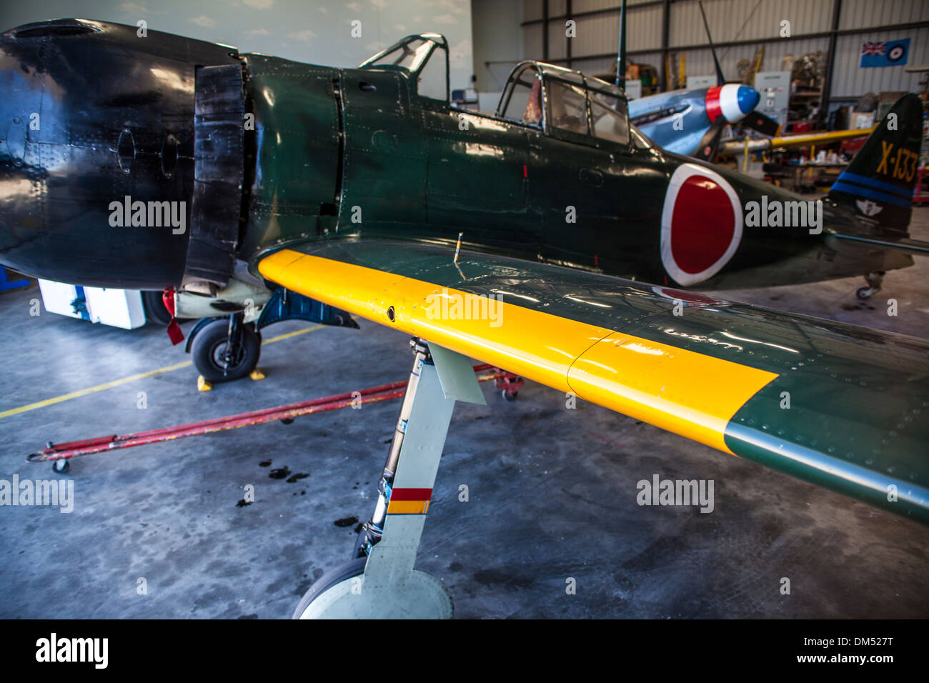 A Mitsubishi A6M5 Zero Zero at the Commemorative Air Force Museum in ...