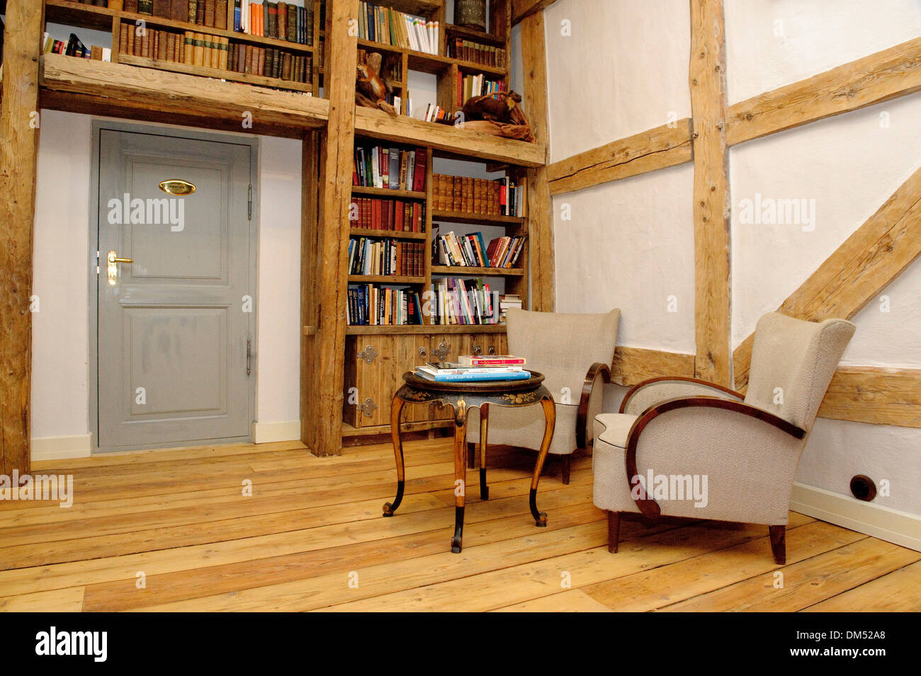 Library, Estonia, Europe, Baltic States, Estonia, mansion, Kau Stock ...