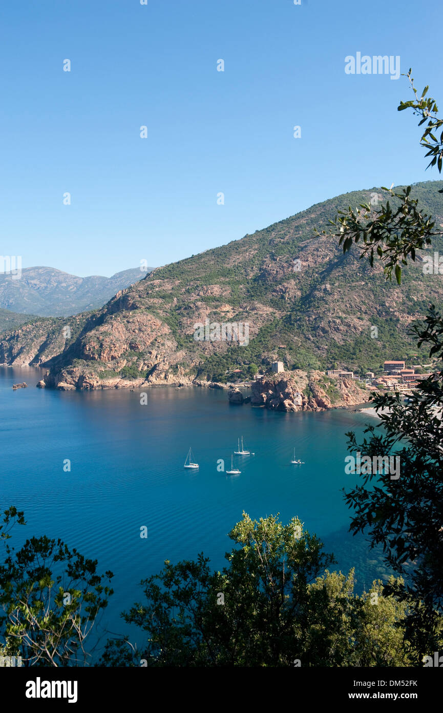 France, Europe, Corsica, Le Calanche de Piana, Piana, Porto, Roches ...