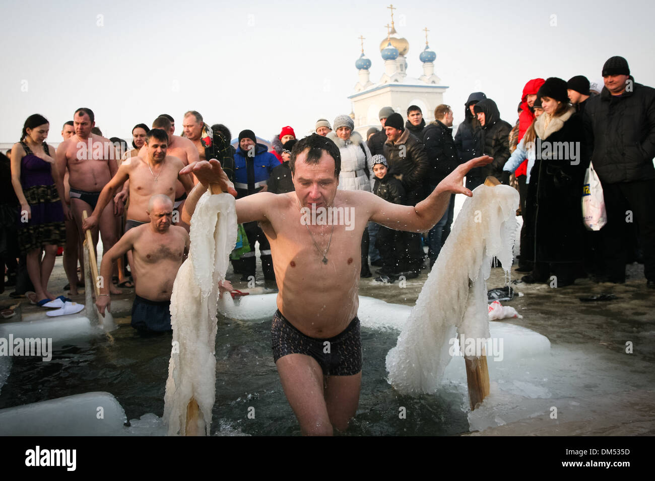 Epiphany bathing russian tradition russian hi-res stock photography and images - Alamy