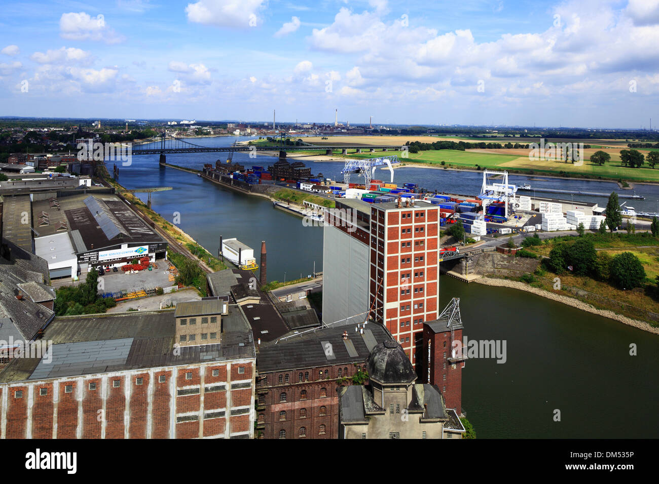 Duisburg rheinland ruhr area north rhine westphalia hi-res stock ...