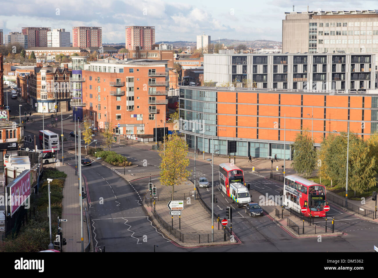 Looking towards Constitution Hill on the B4100, Birmingham, England, UK ...