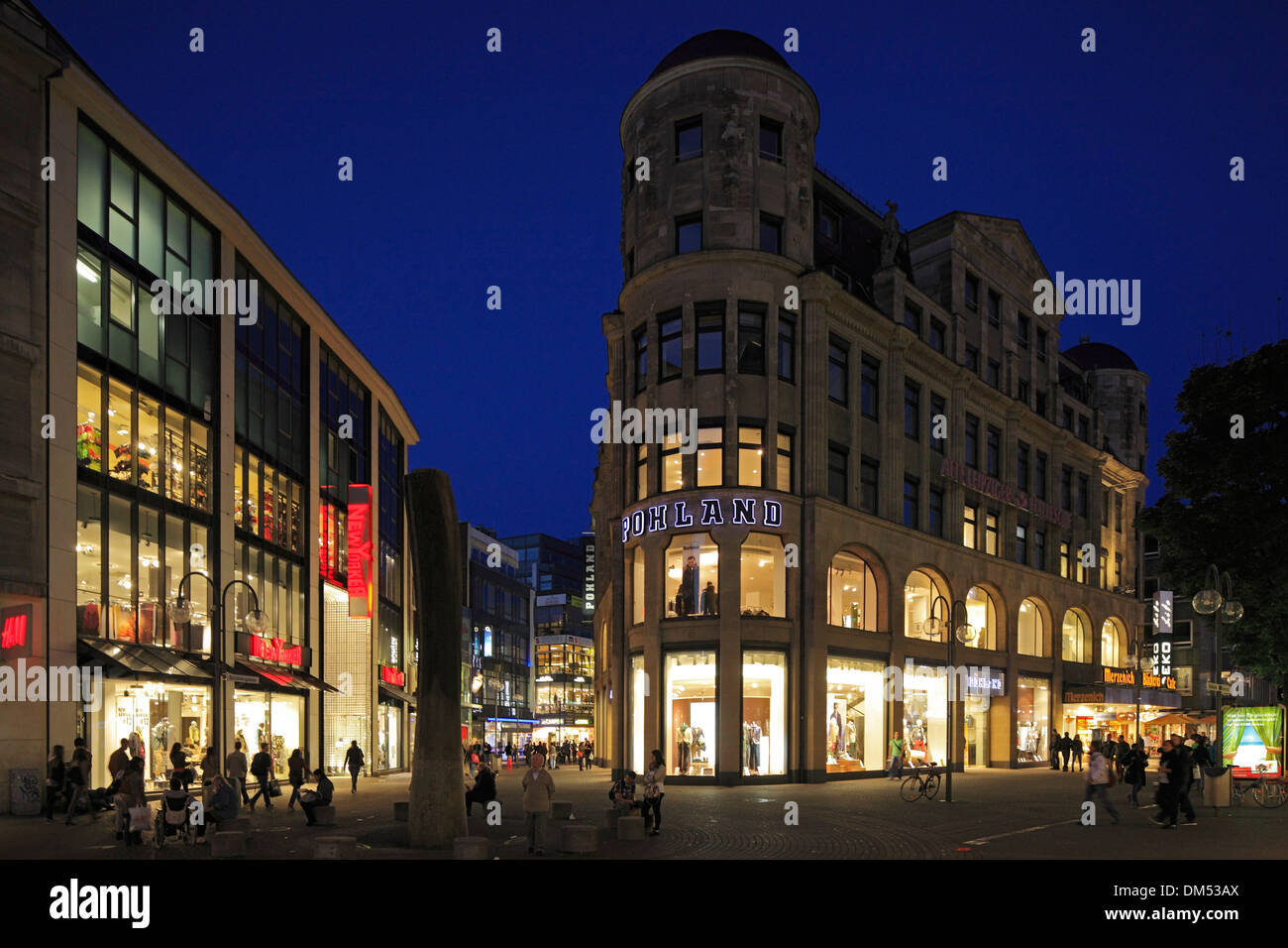 Germany Cologne Rhine Rhineland North Rhine-Westphalia city center ...