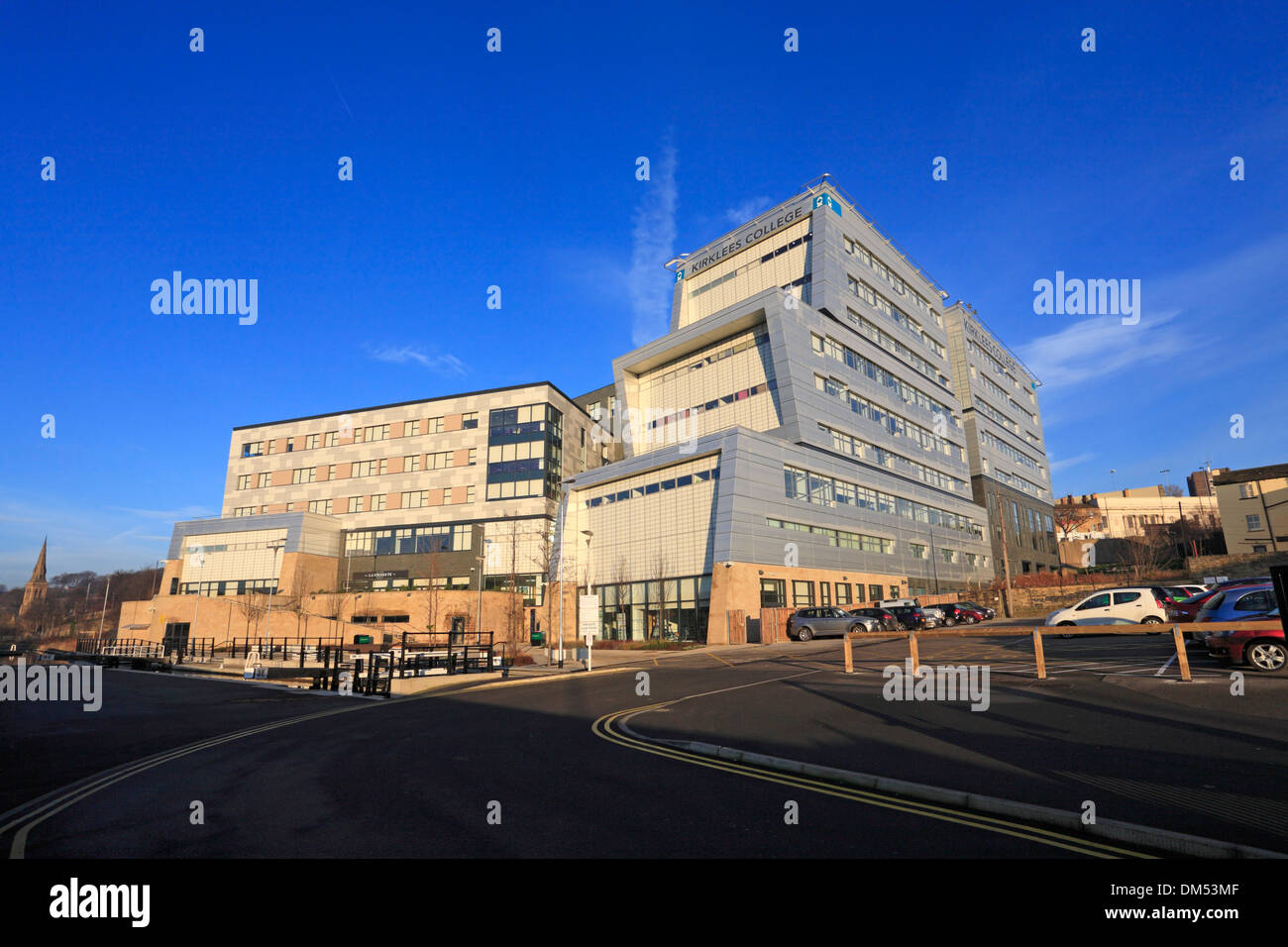 The new Kirklees College Campus, Waterfront Quarter, Huddersfield, West ...