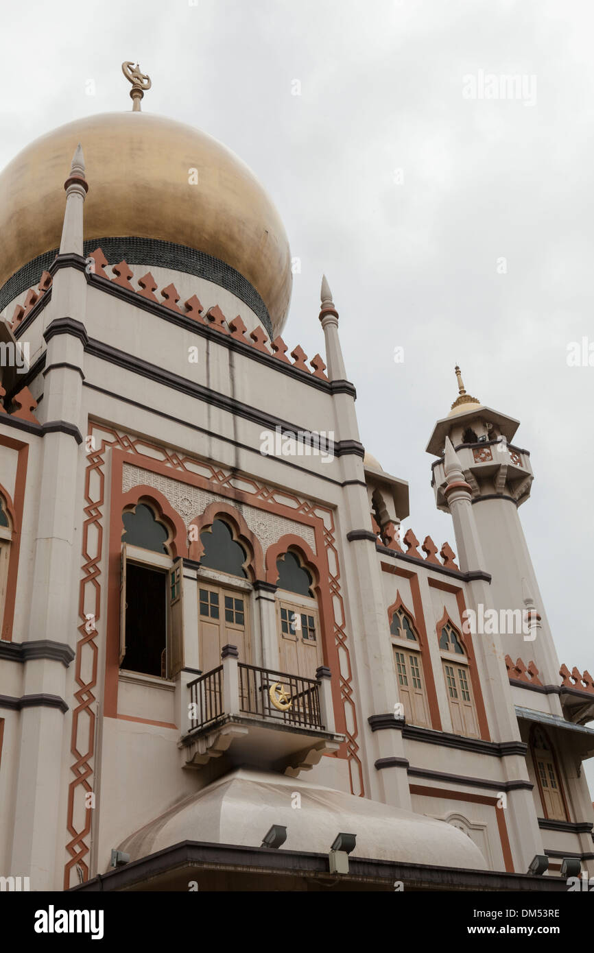 Detail of Masjid Sultan, Sultan Mosque, Arab Street, Singapore Stock ...