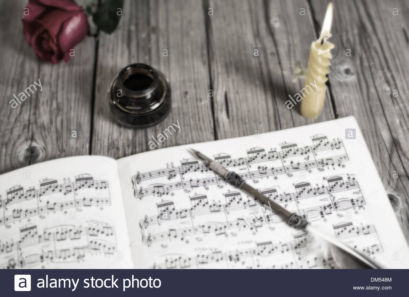 Handwritten Sheet Music Stock Photos & Handwritten Sheet Music Stock ...
