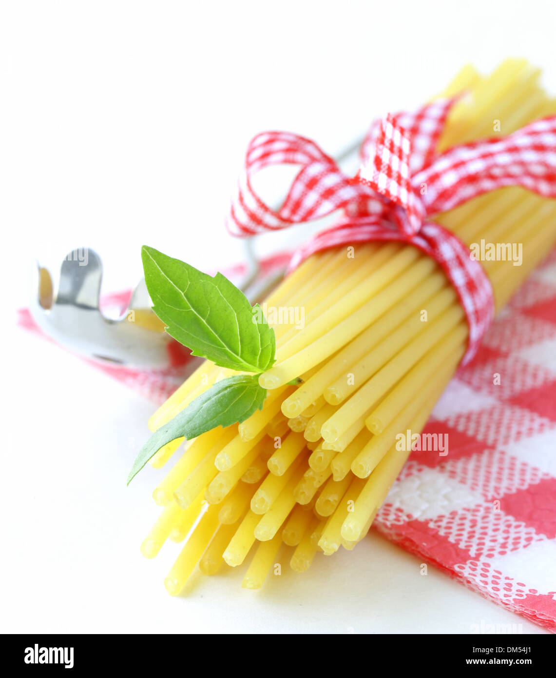 Italian still life - pasta, basil, healthy food Stock Photo - Alamy