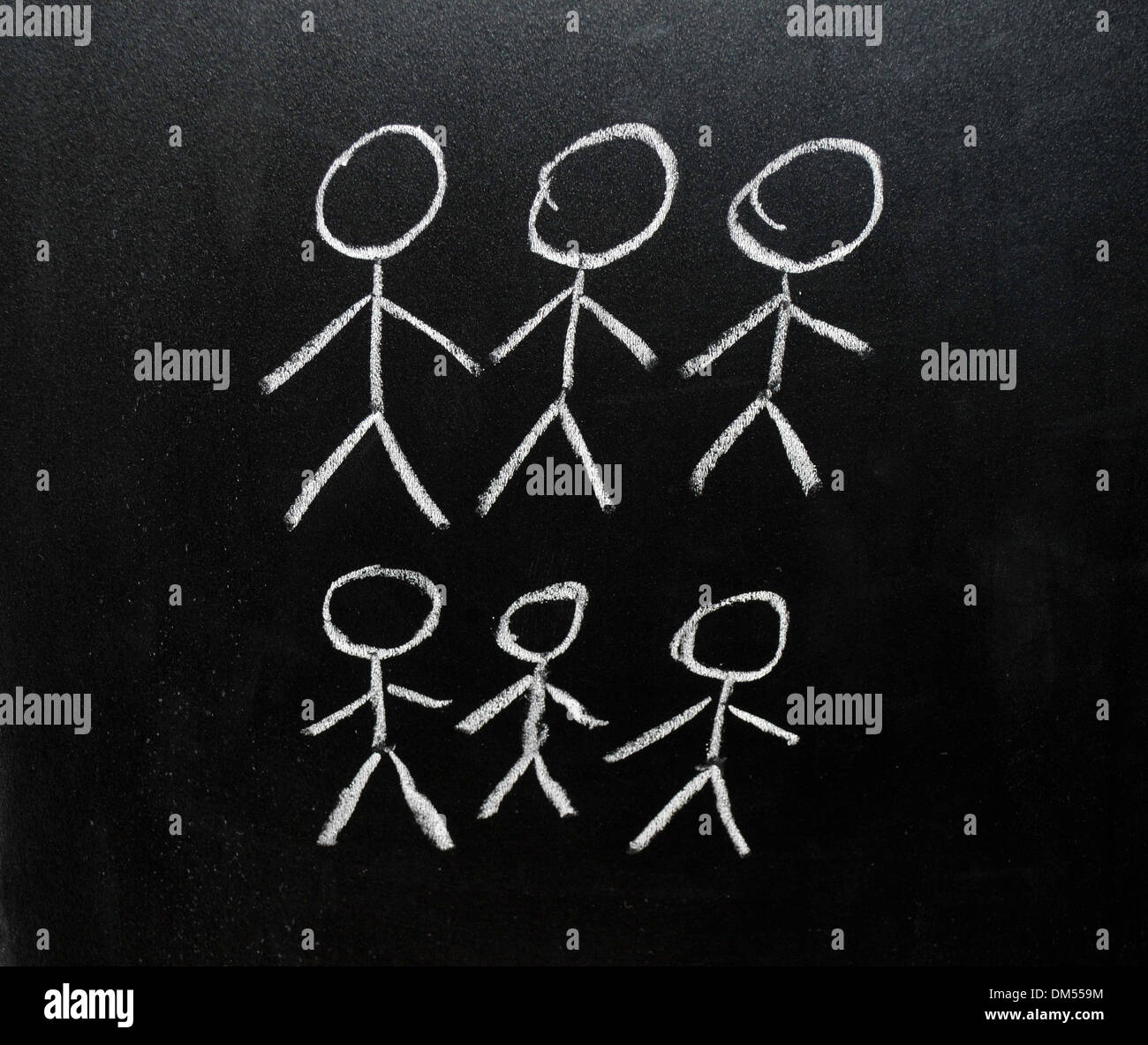 Stick men drawing hi-res stock photography and images - Alamy