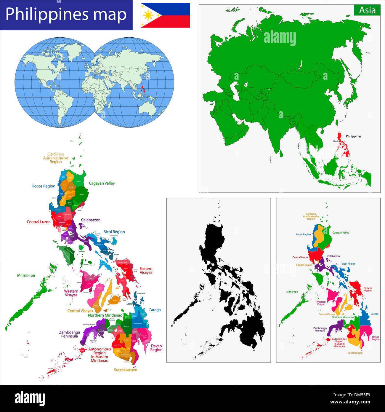 Philippines Political Map Provinces