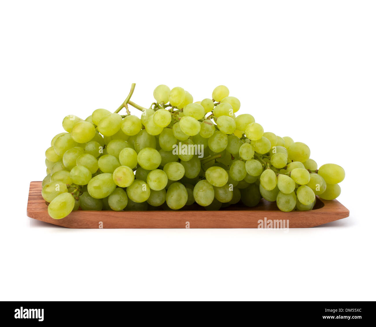 Perfect bunch of white grapes isolated on white background Stock Photo ...