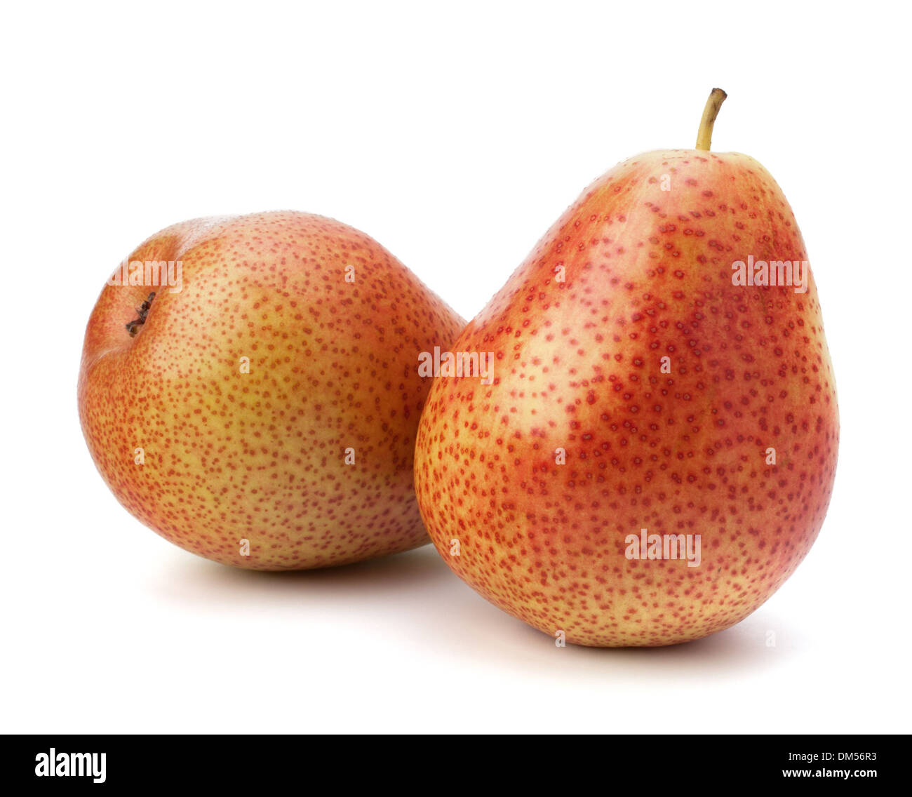 Pear fruits isolated on white background Stock Photo - Alamy