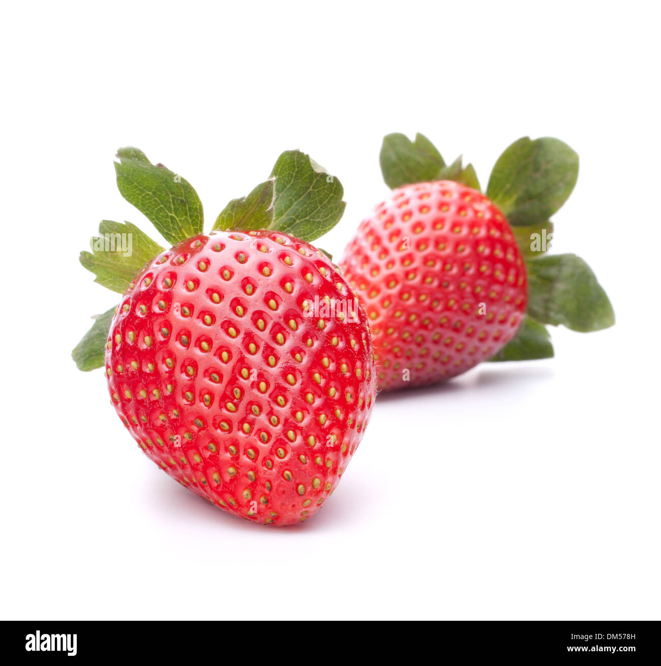 Strawberry isolated on white background Stock Photo - Alamy