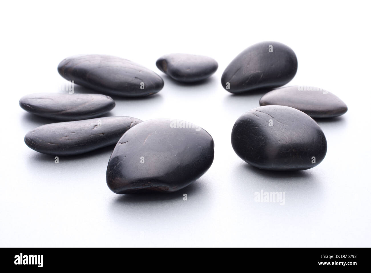 Zen pebbles. Stone spa and healthcare concept Stock Photo - Alamy