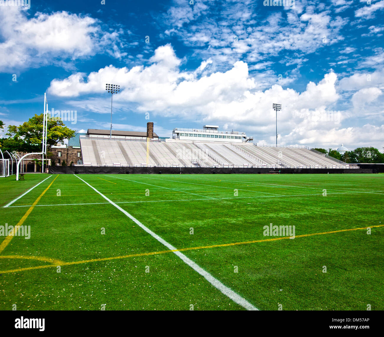 Generic American football and general sports stadium Stock Photo - Alamy