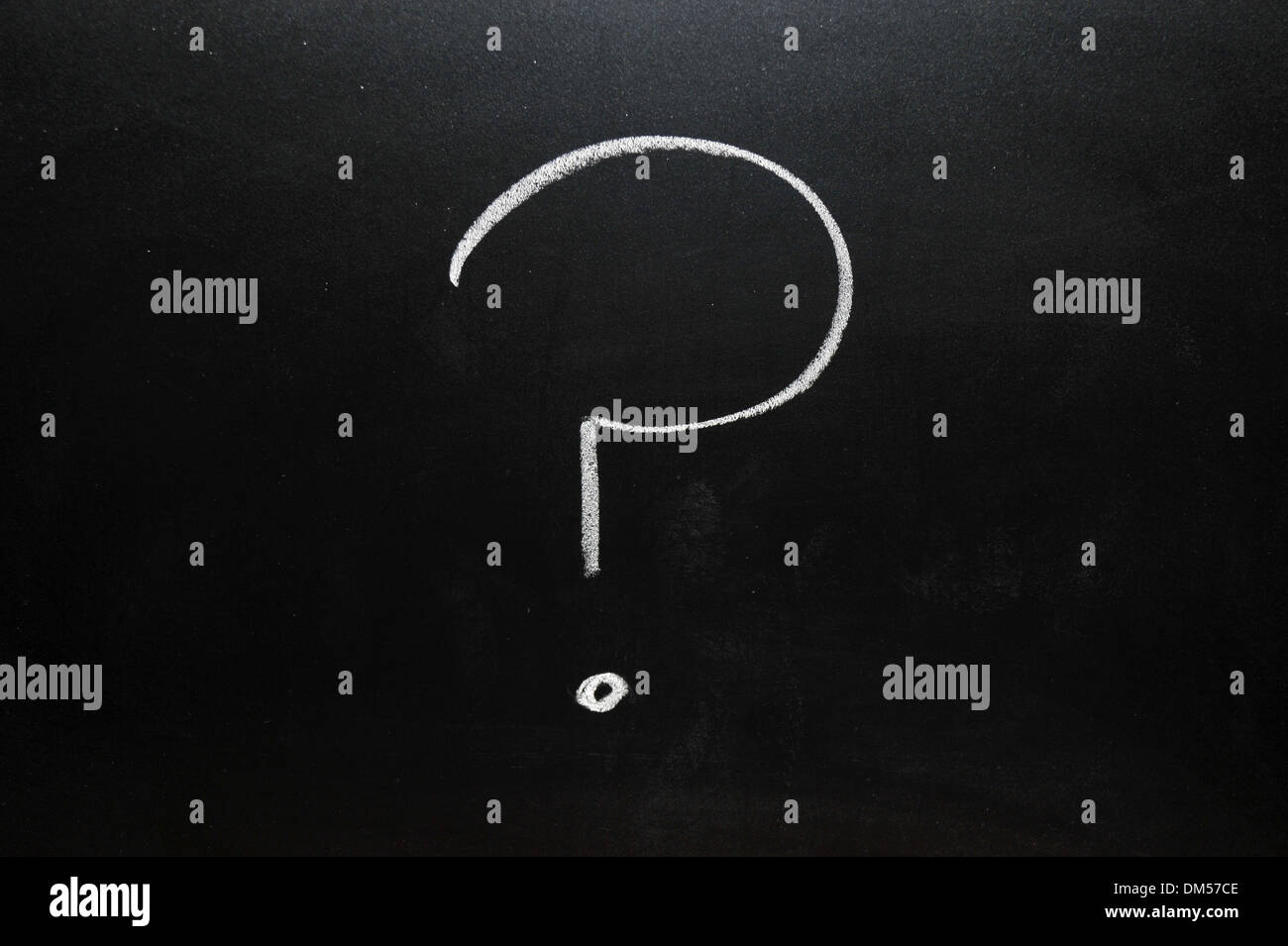 A question mark drawn on a blackboard in chalk Stock Photo - Alamy
