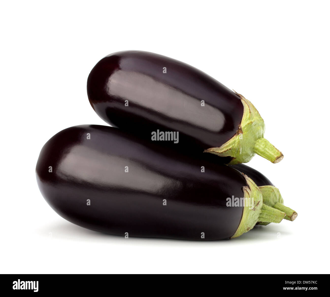 eggplant or aubergine vegetable on white background Stock Photo - Alamy