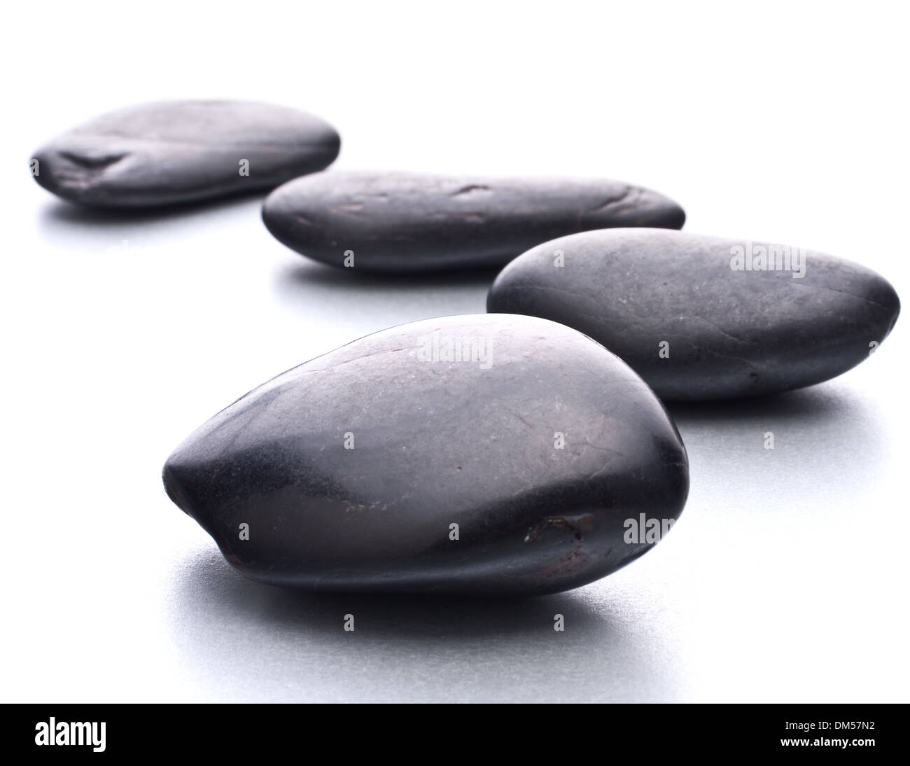 Zen pebbles. Stone spa and healthcare concept Stock Photo - Alamy