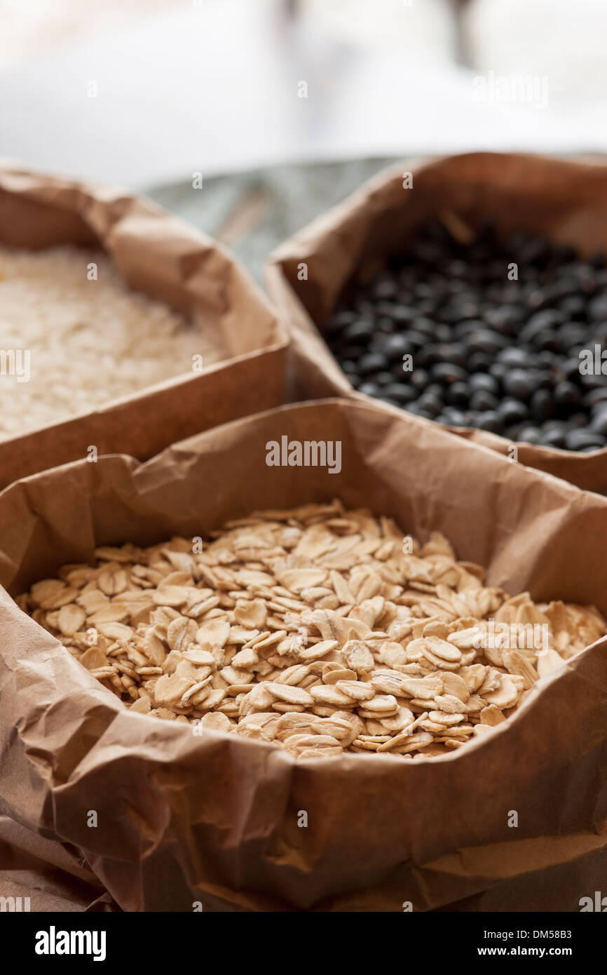 Sacks of legumes hi-res stock photography and images - Alamy