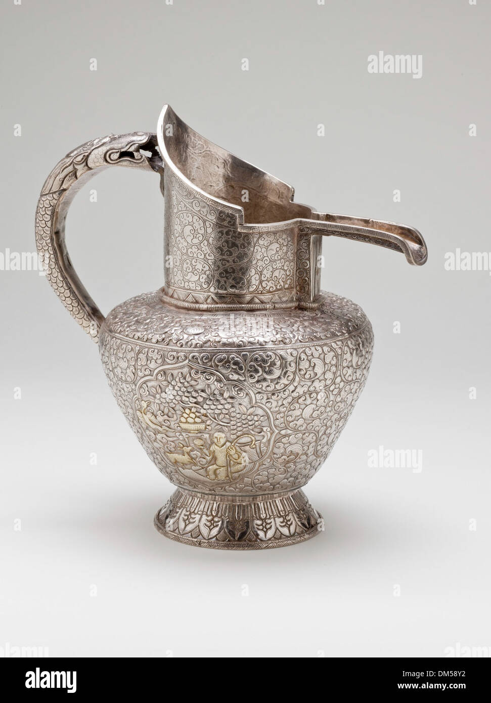 This 'Monk's Hat' ewer is designed in the shape of a monk's hat ...