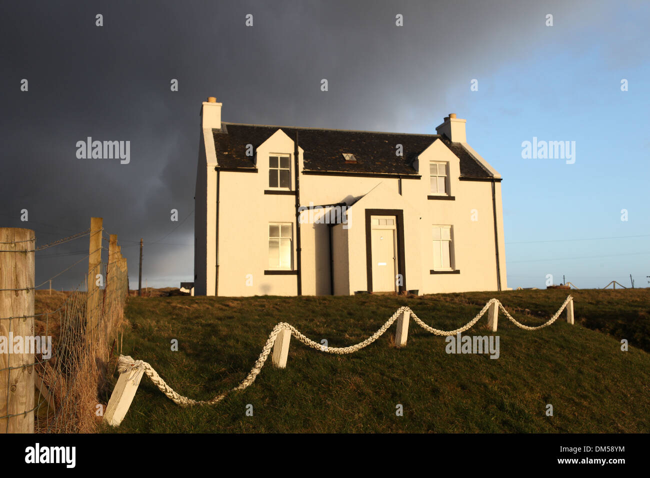 Residential building on the isle of Islay, Scotland Stock Photo - Alamy