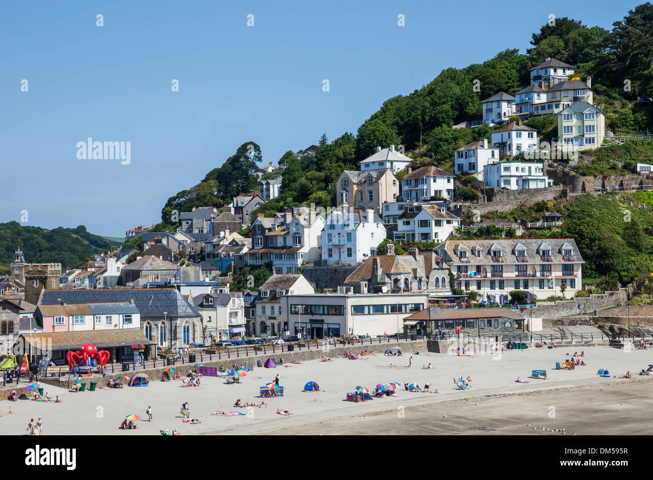 Looe Beach Cornwall Uk Tourists High Resolution Stock Photography and ...