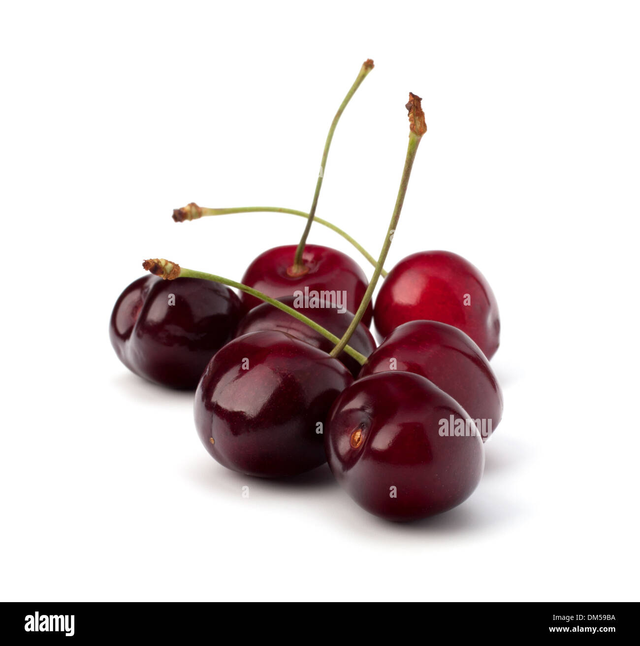 Cherry isolated on white background Stock Photo - Alamy