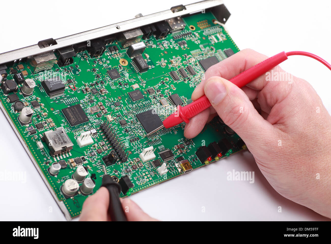 Electronic Assembly PCB Test Stock Photo - Alamy