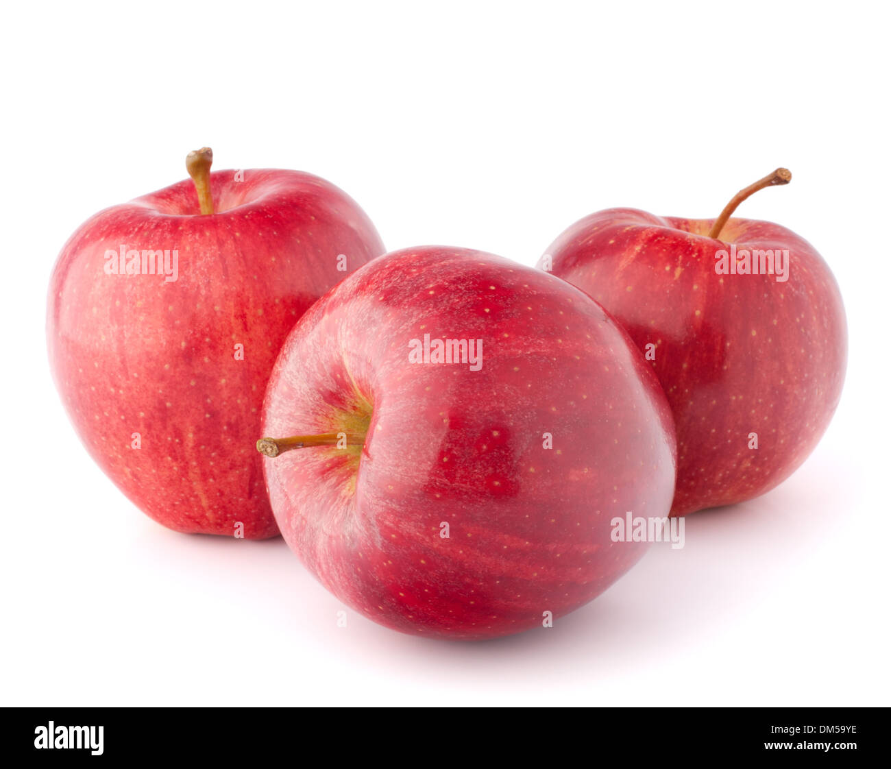Red apple isolated on white background cutout Stock Photo - Alamy