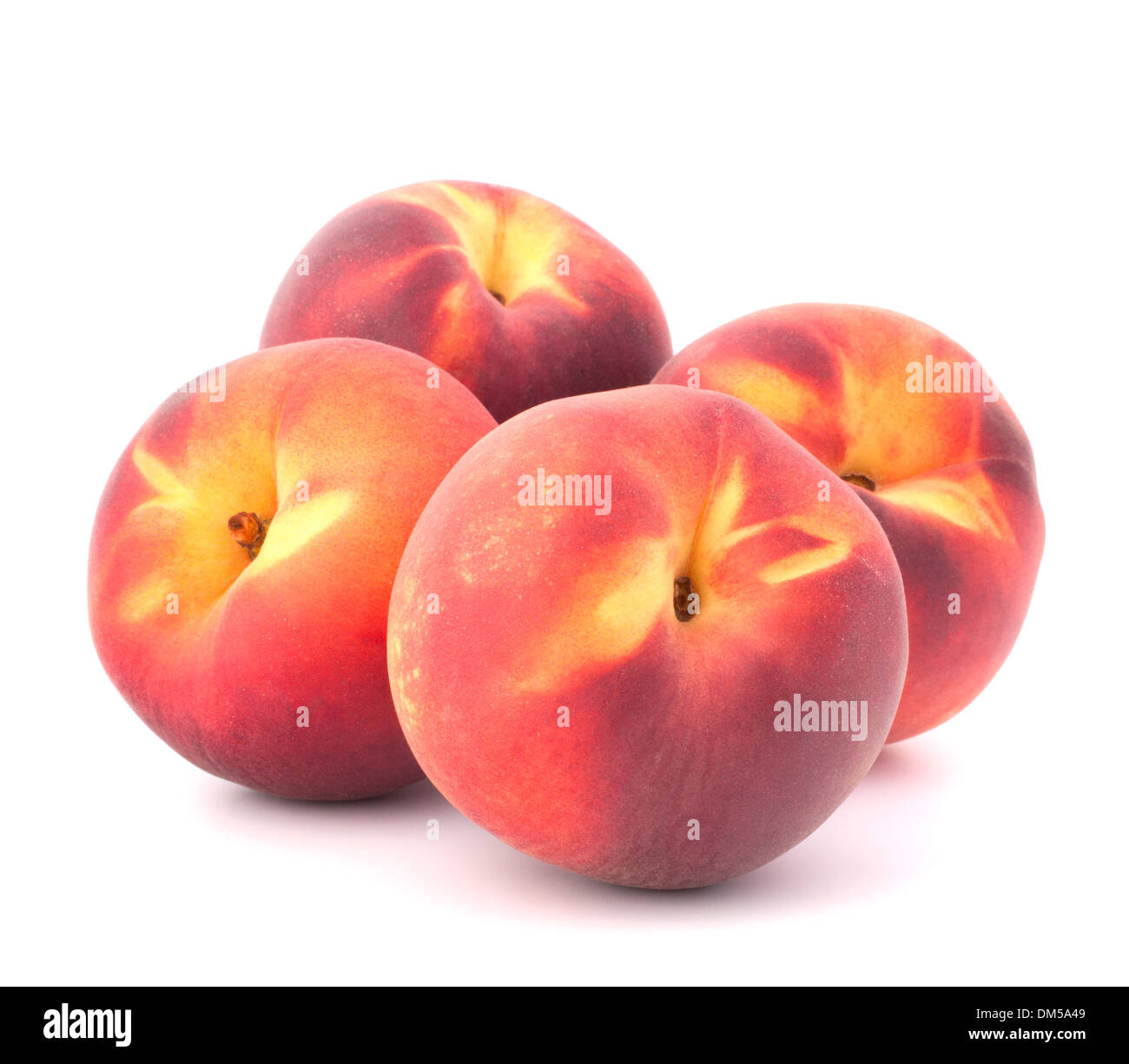 Ripe peach fruit isolated on white background cutout Stock Photo - Alamy