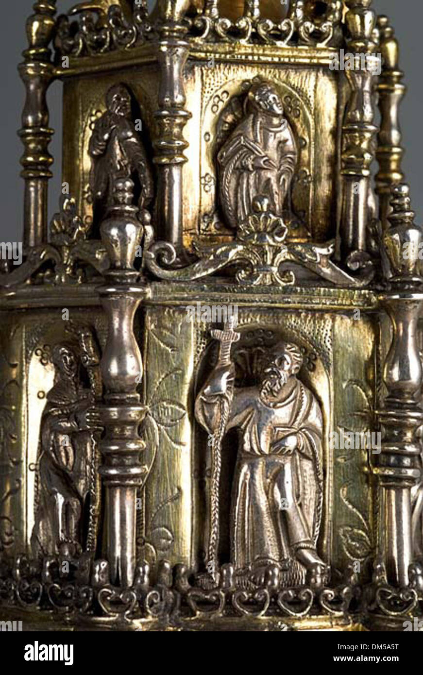 This altar cross is a religious artifact, central to Christian worship ...