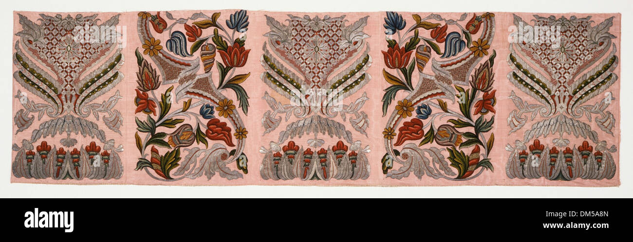 The altar frontal is a richly detailed piece used in religious settings ...