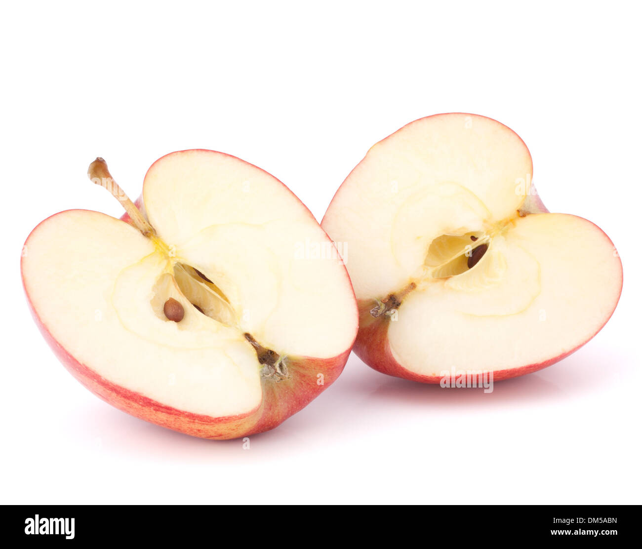 Red apple isolated on white background cutout Stock Photo - Alamy