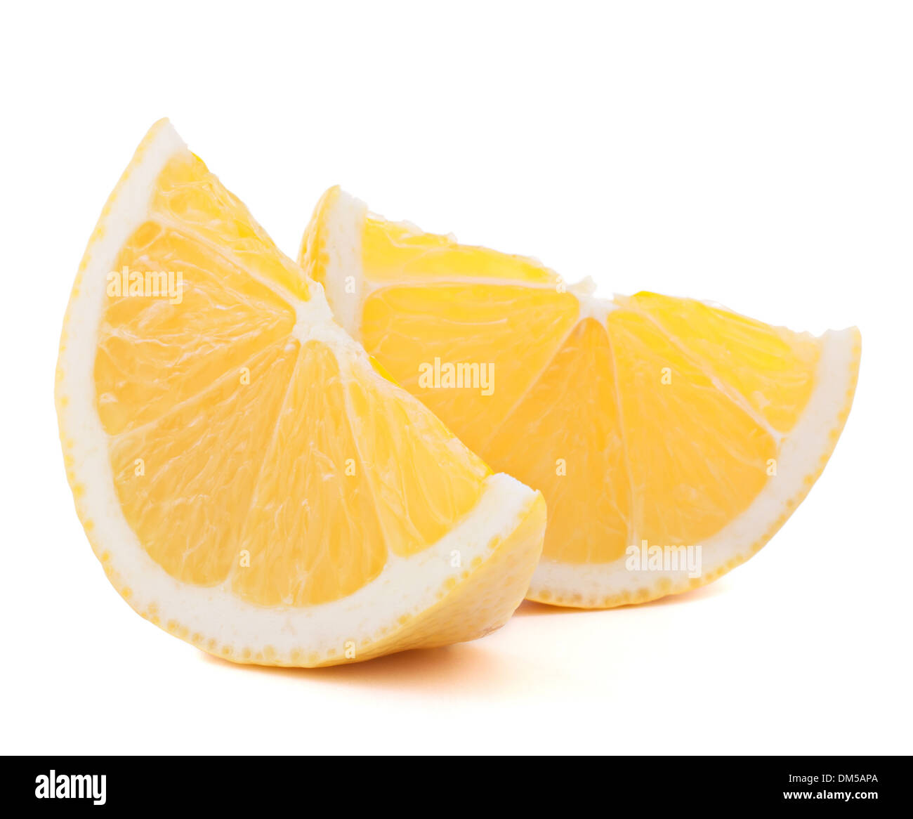 Lemon or citron citrus fruit slice isolated on white background cutout ...