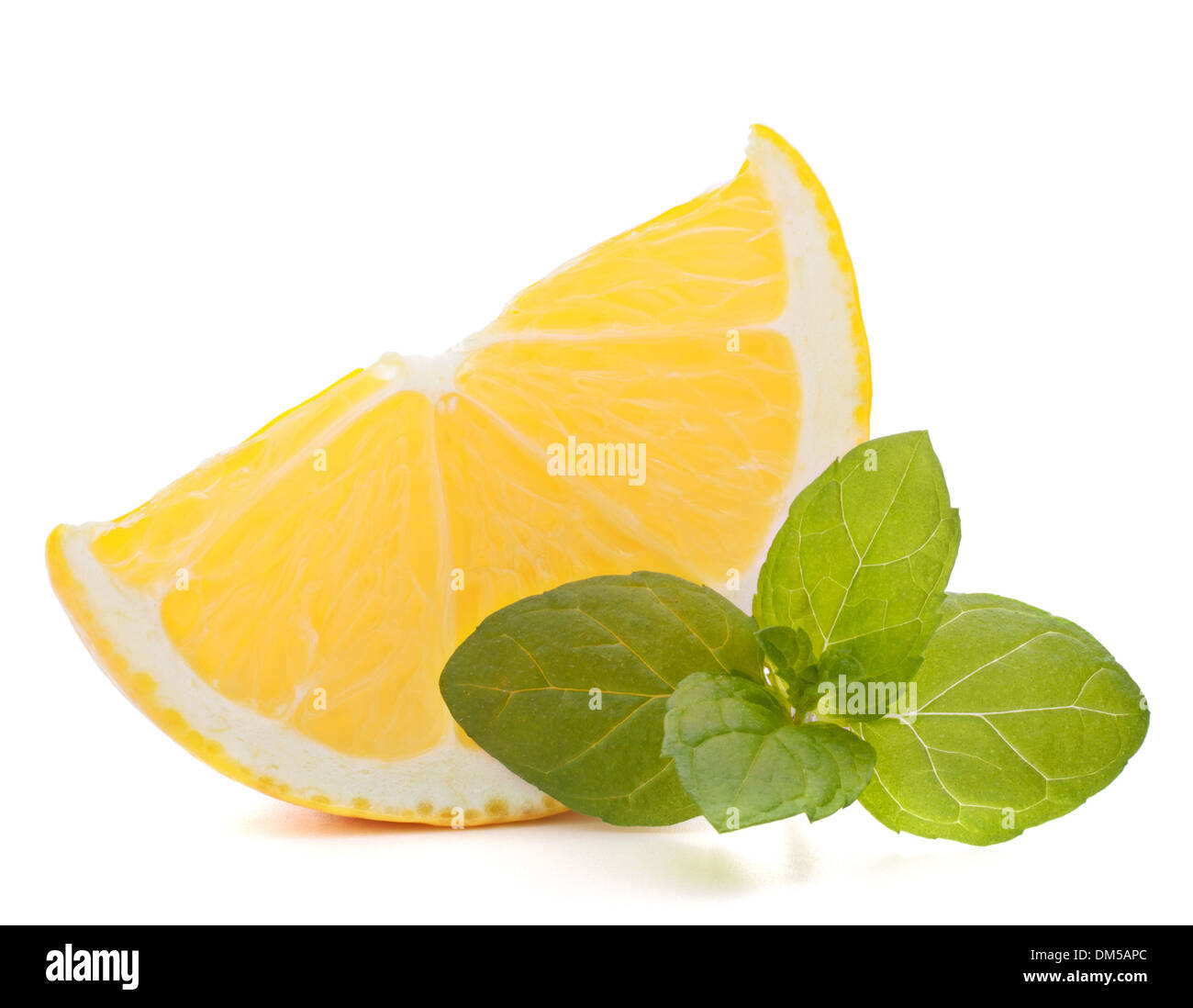 Lemon or citron citrus fruit slice isolated on white background cutout ...