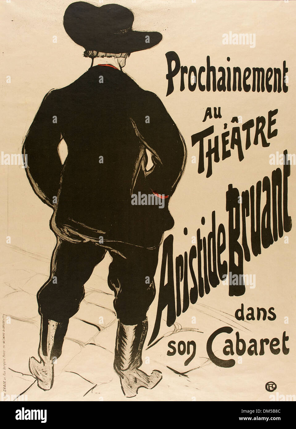 'Aristide Bruant dans son cabaret' is a famous lithograph by Henri de ...