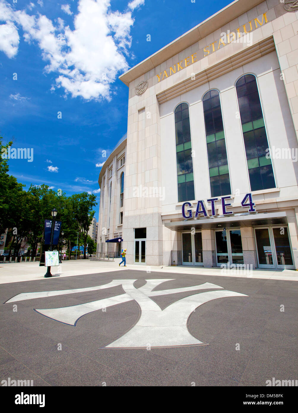 BRONX, NEW YORK - JUNE 26: The famous Yankee Stadium sports building ...