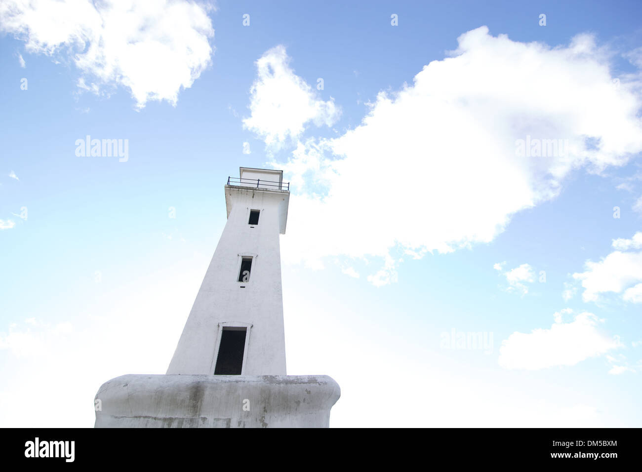 A lighthouse on St-Helene Island, in Montreal, Quebec, Canada Stock ...