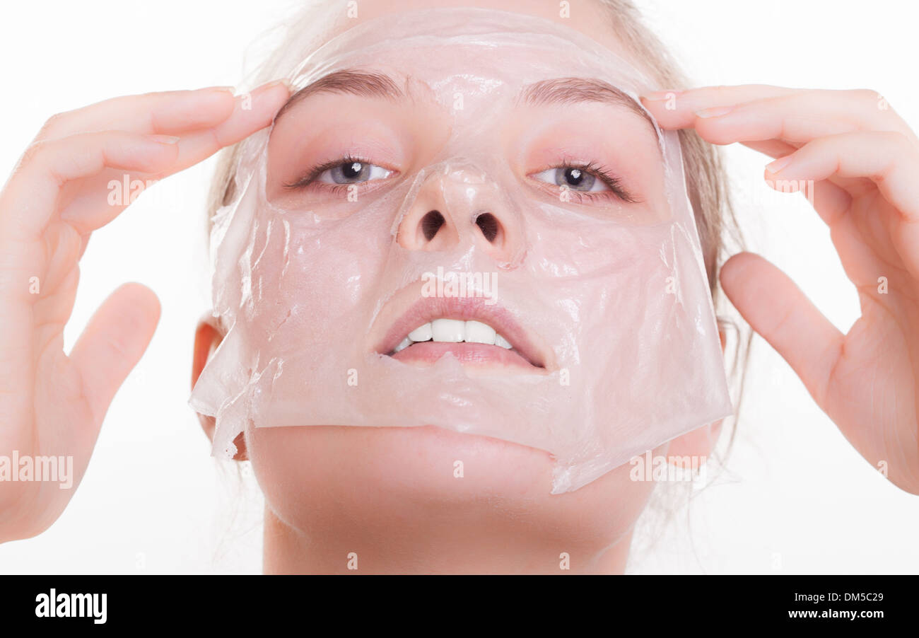 Pull off mask hi-res stock photography and images - Alamy