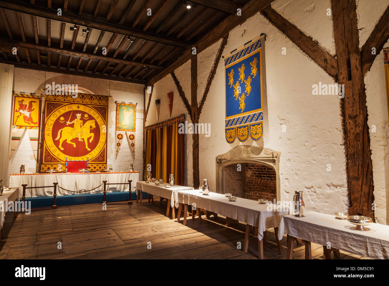 Interior of the dover castle hi-res stock photography and images - Alamy
