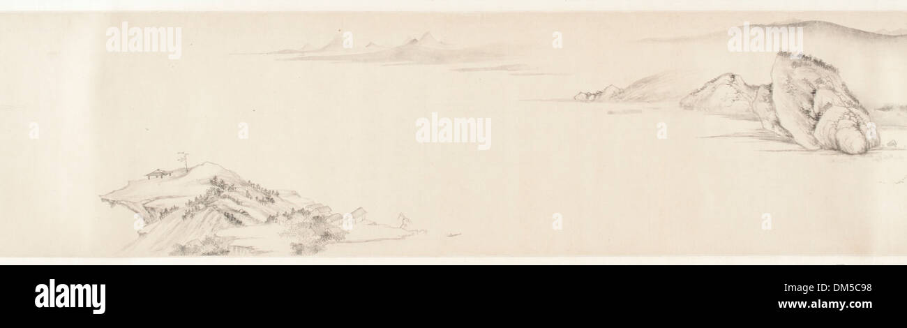 A scene from the series 'Beckoning of Solitude' (Zhaoyin tu), depicting ...