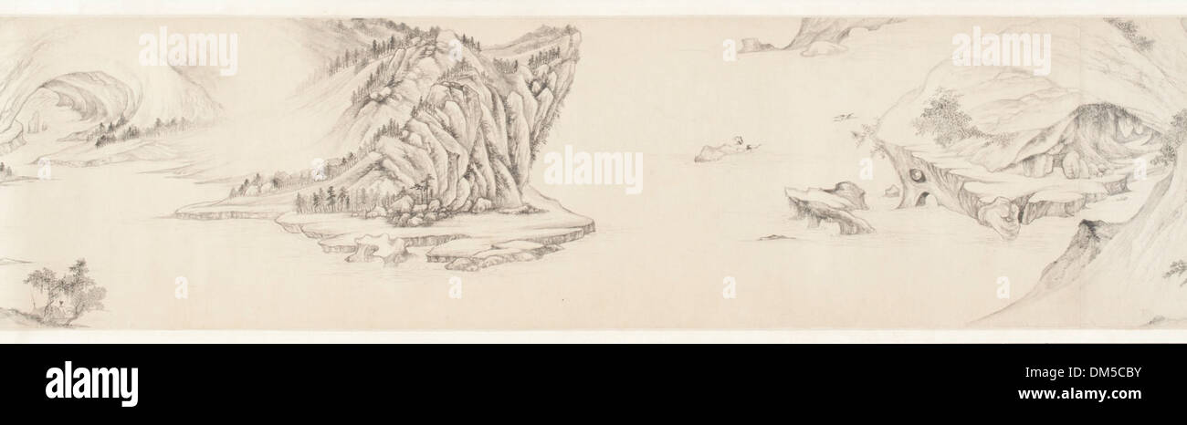 ‘Beckoning of Solitude’ (Zhaoyin tu) is a classical Chinese painting ...