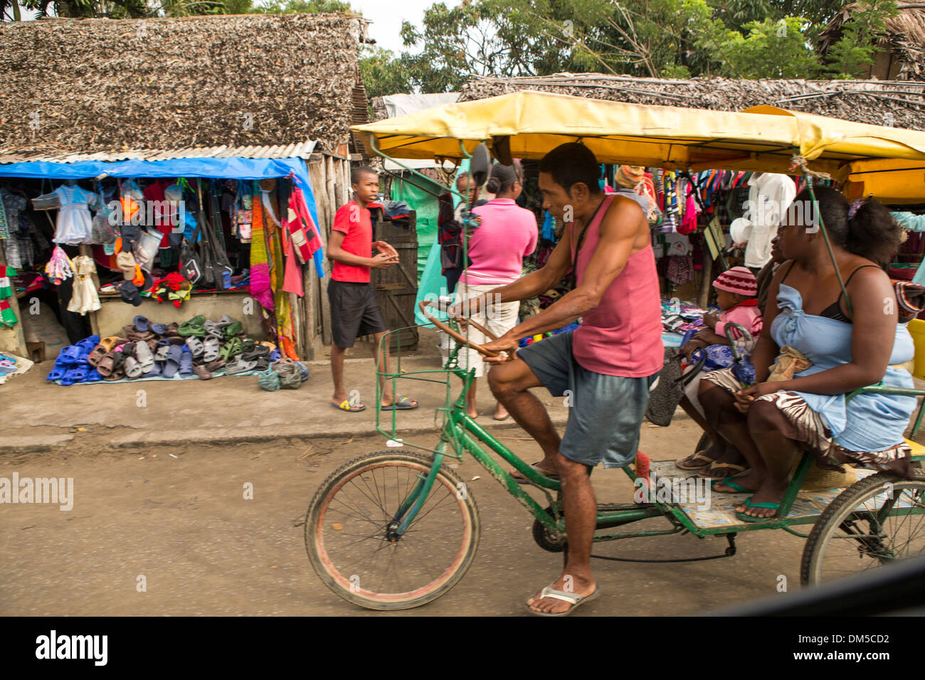 Roadside scene in Vatomandry, Madagascar Stock Photo - Alamy