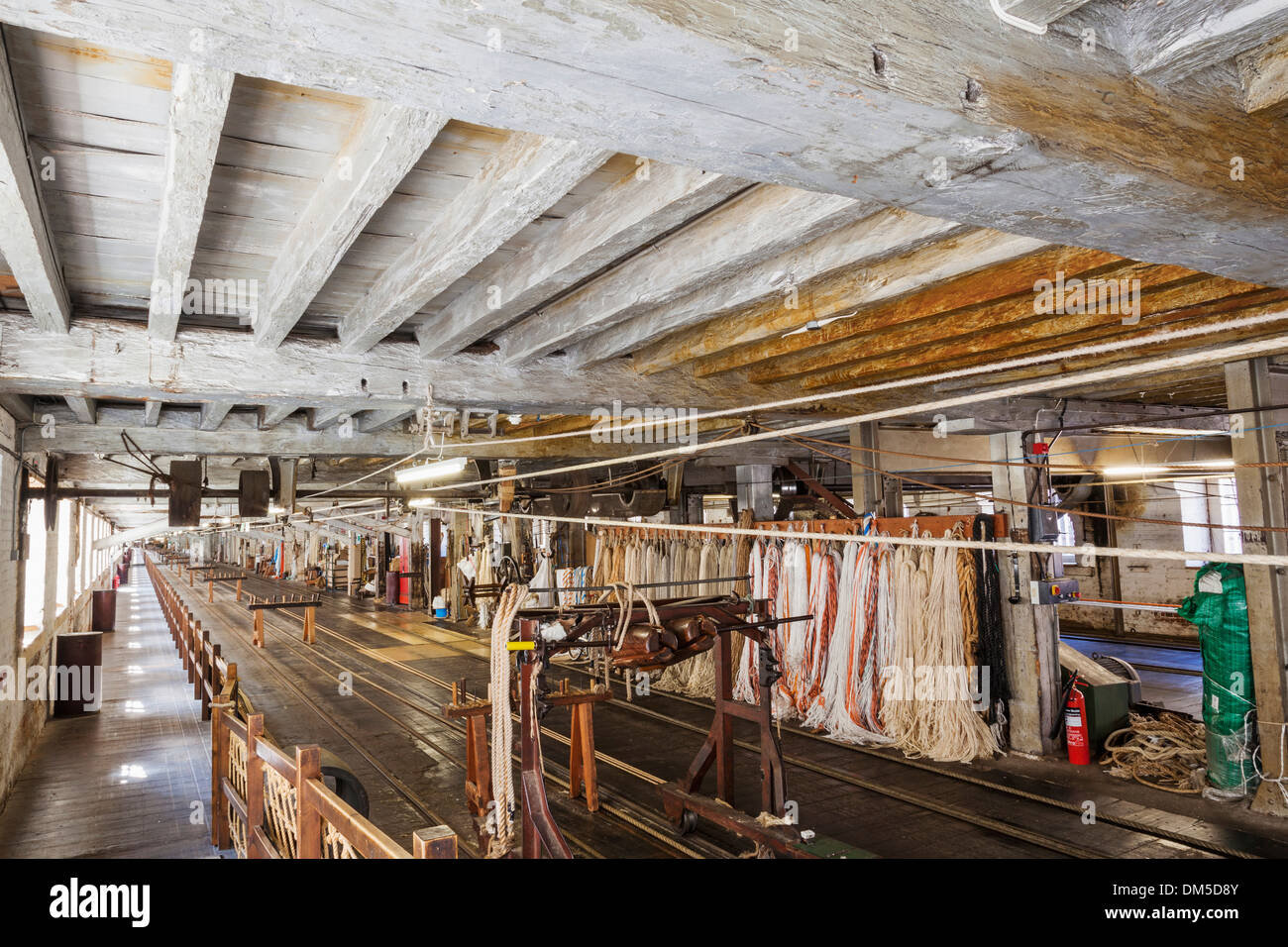 Rope making england hi-res stock photography and images - Alamy