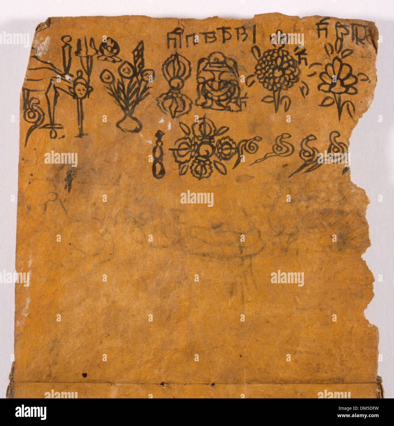 A page from a 35mm book of iconography, featuring an array of symbolic ...