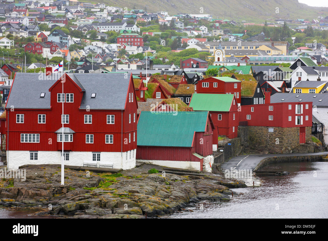 Tinganes, Torshavn, Strymoy Island, Faroe Islands Stock Photo - Alamy