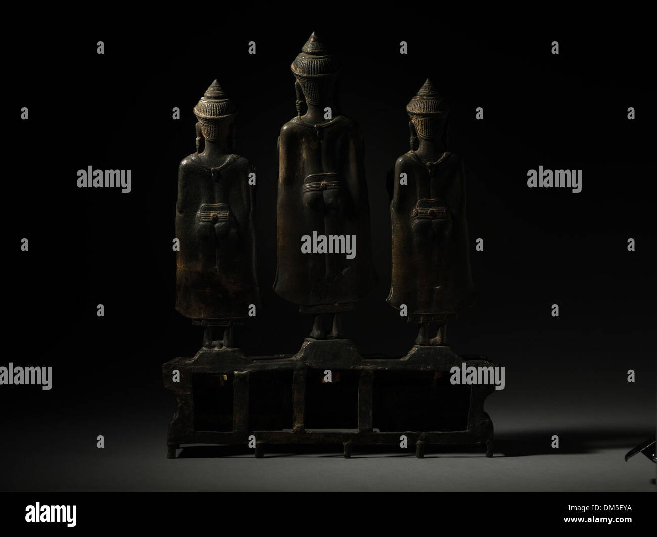 This Buddhist triad features three important figures in Buddhist ...